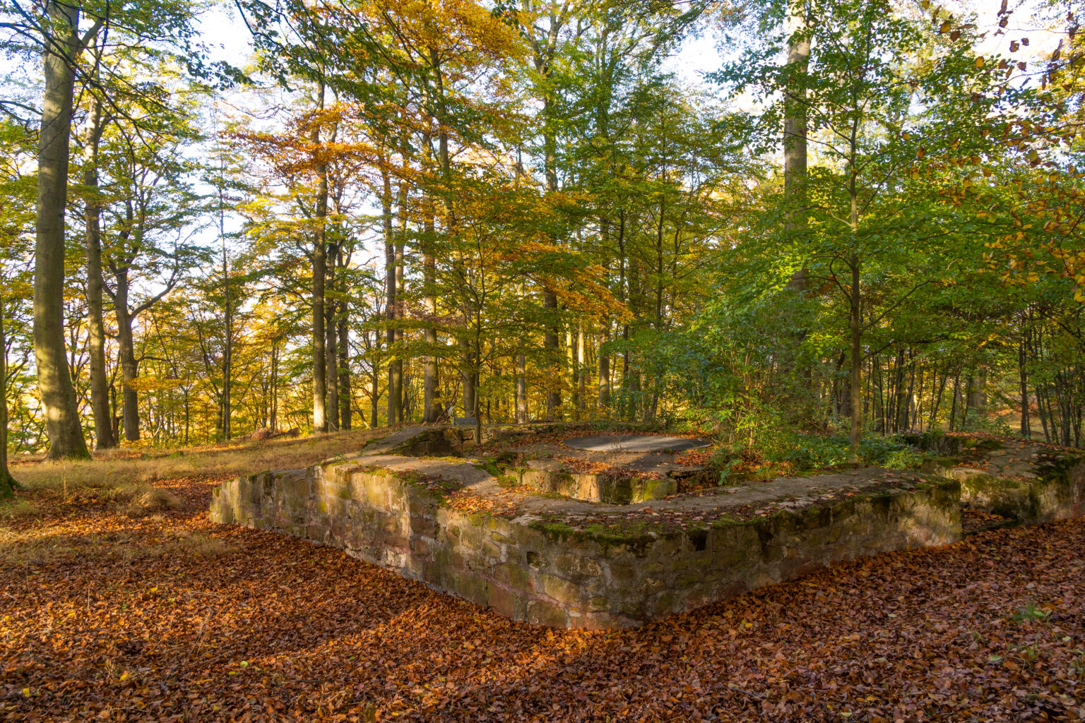 Grundmauern der Burgruine Rodenberg | #schoeneshessen